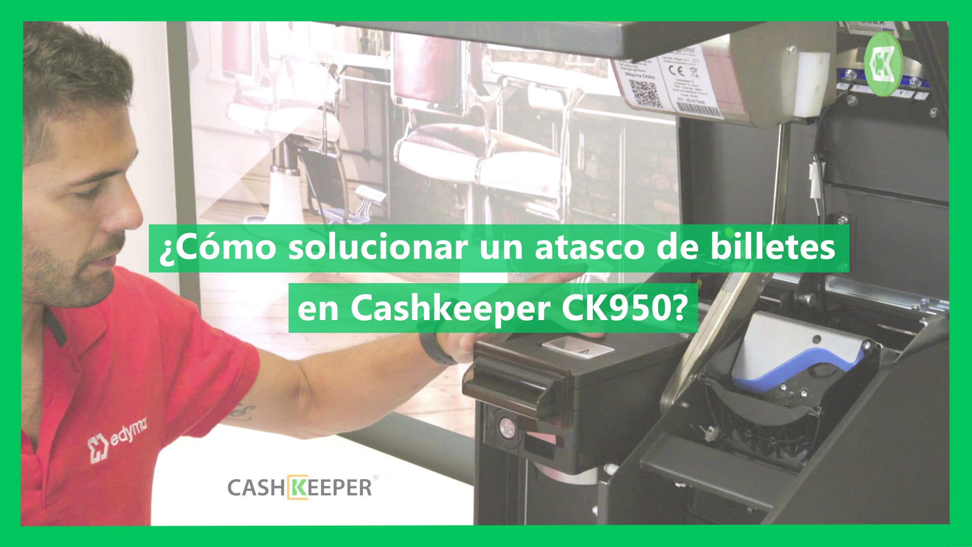 ¿Cómo solucionar un atasco de billetes en Cashkeeper CK950? - cashbcn ¿Cómo solucionar un atasco de billetes en Cashkeeper CK950? - cashbcn